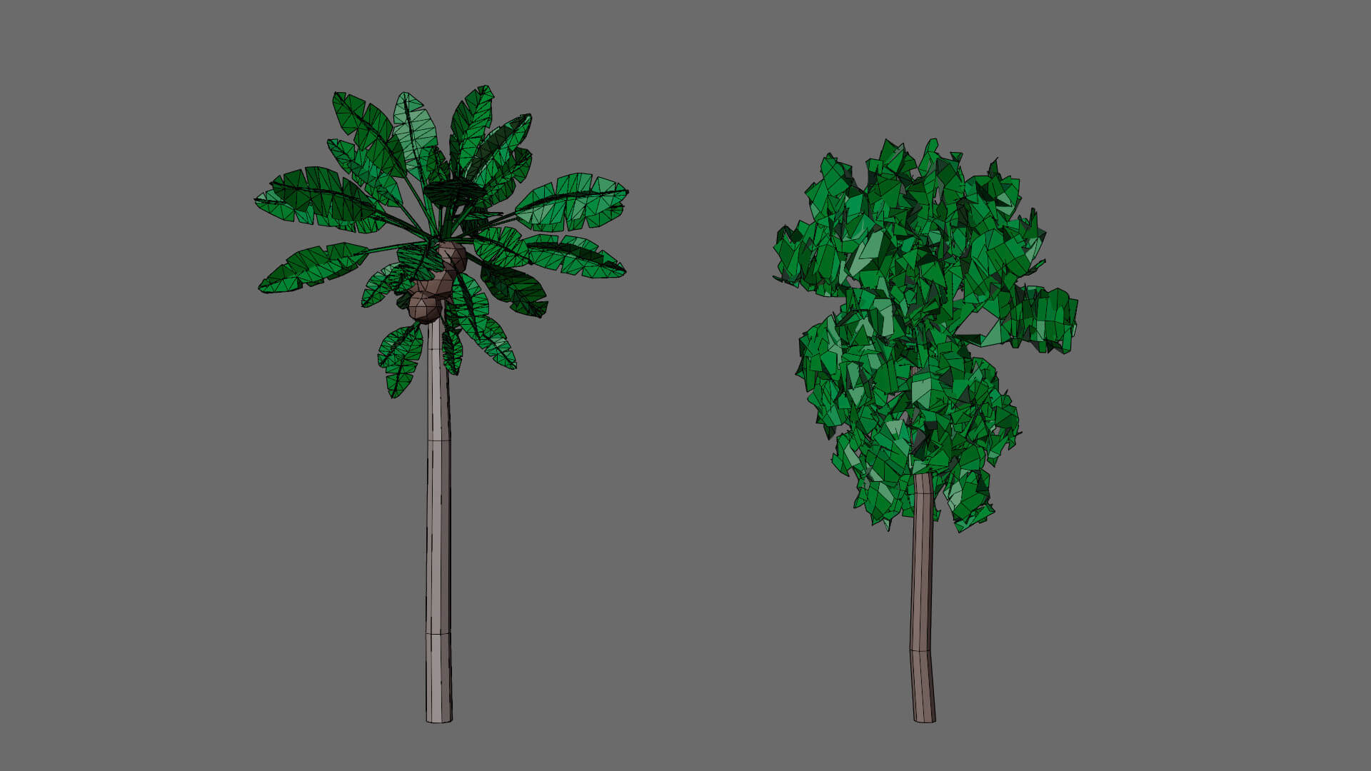 Cartoon Vegetation - 3D Model by 7ka