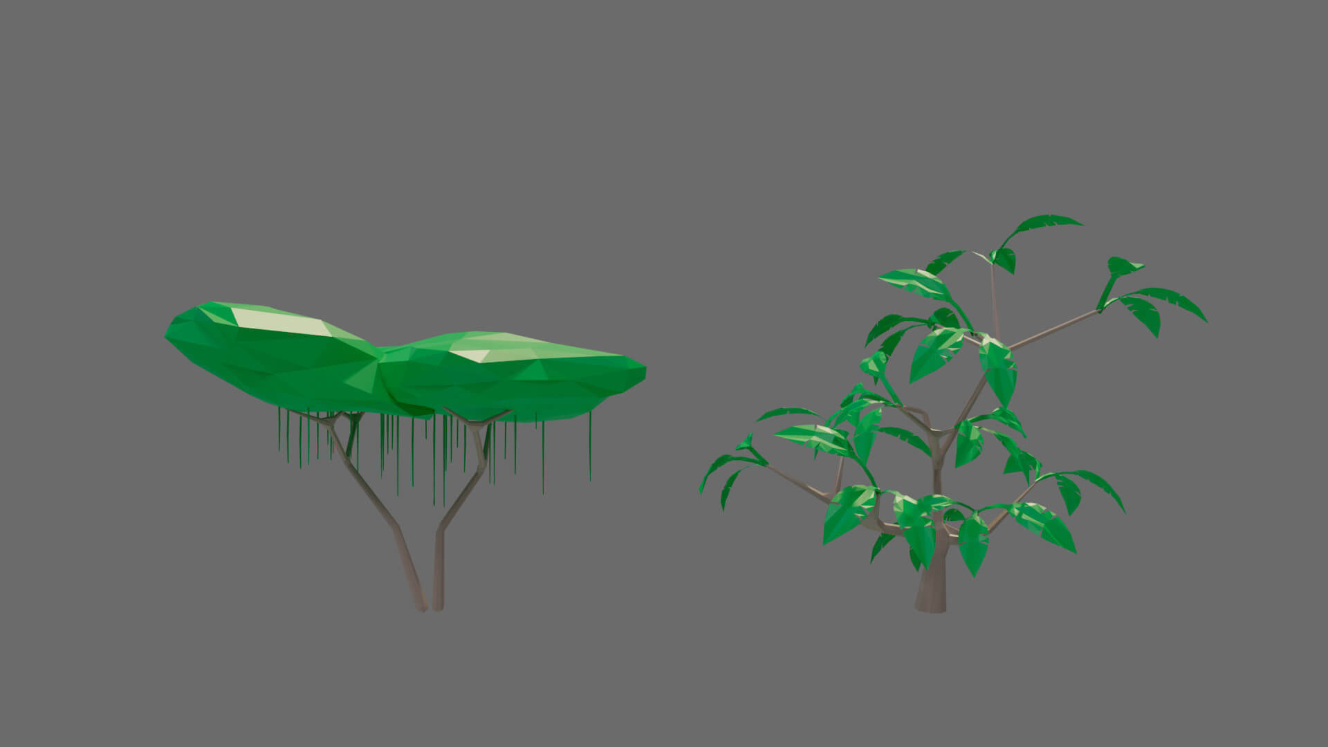 Cartoon Vegetation - 3D Model by 7ka