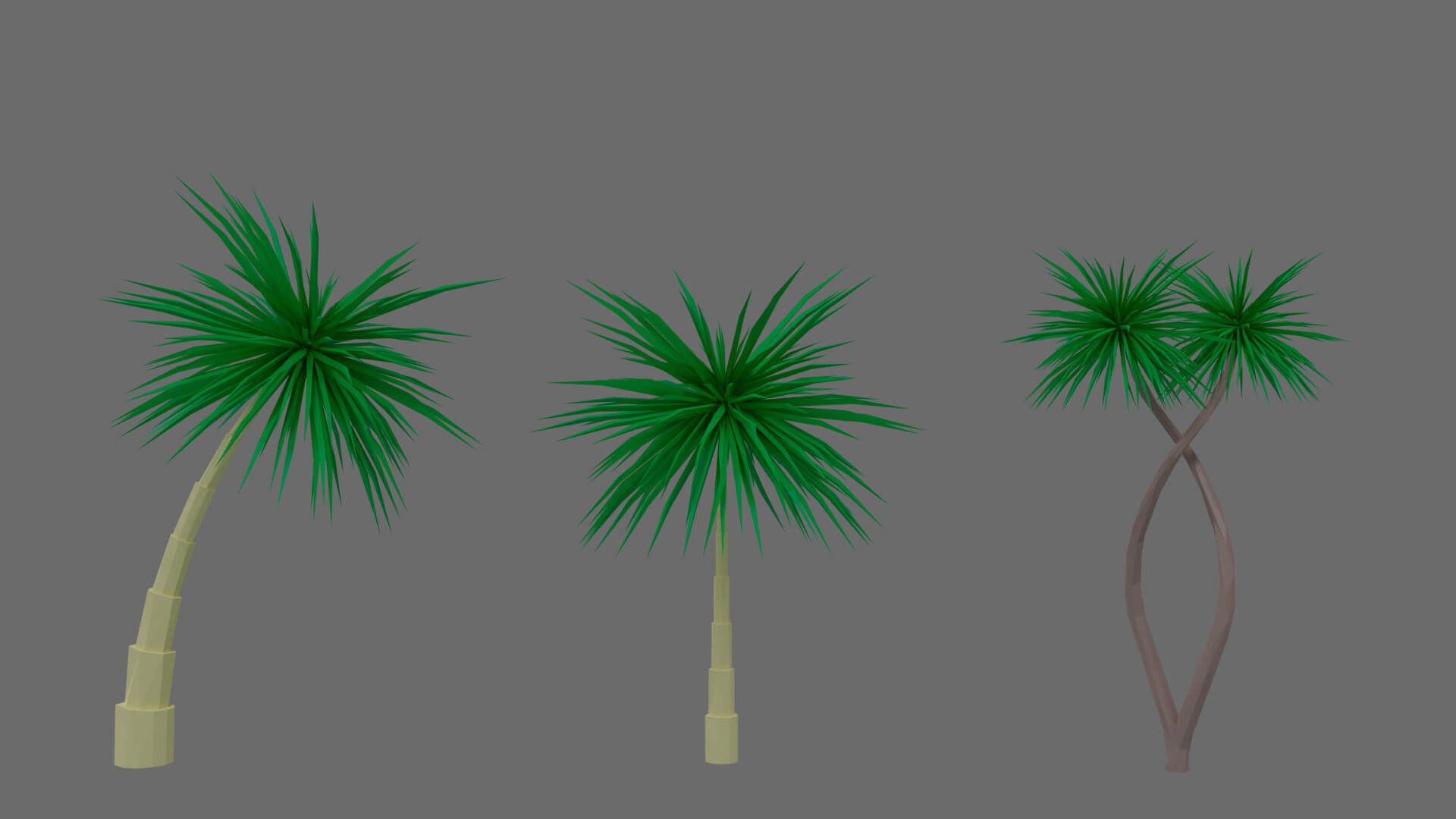 Cartoon Vegetation - 3D Model by 7ka
