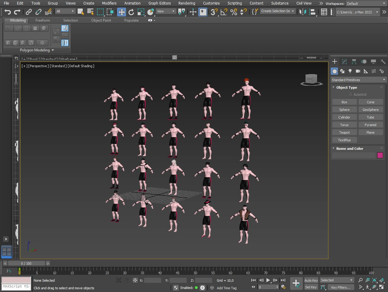 Characters-4 Street Fighter 3D Model by 7ka