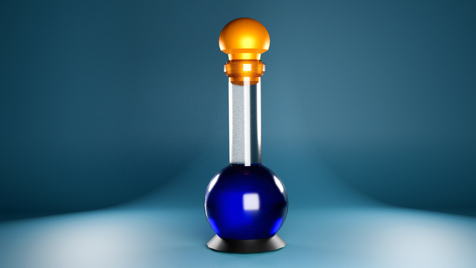 Flasks Low-poly 3D Model by 7ka