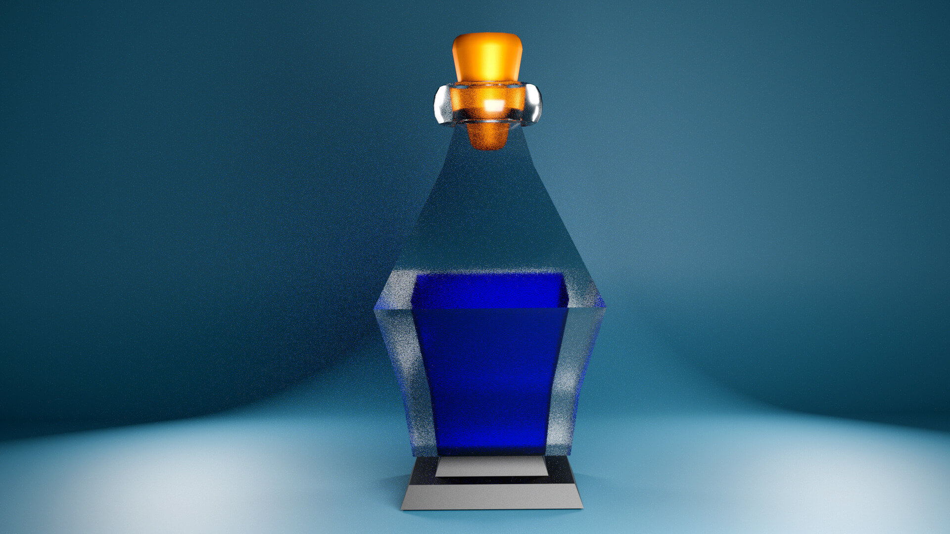 Flasks Low-poly 3D Model by 7ka