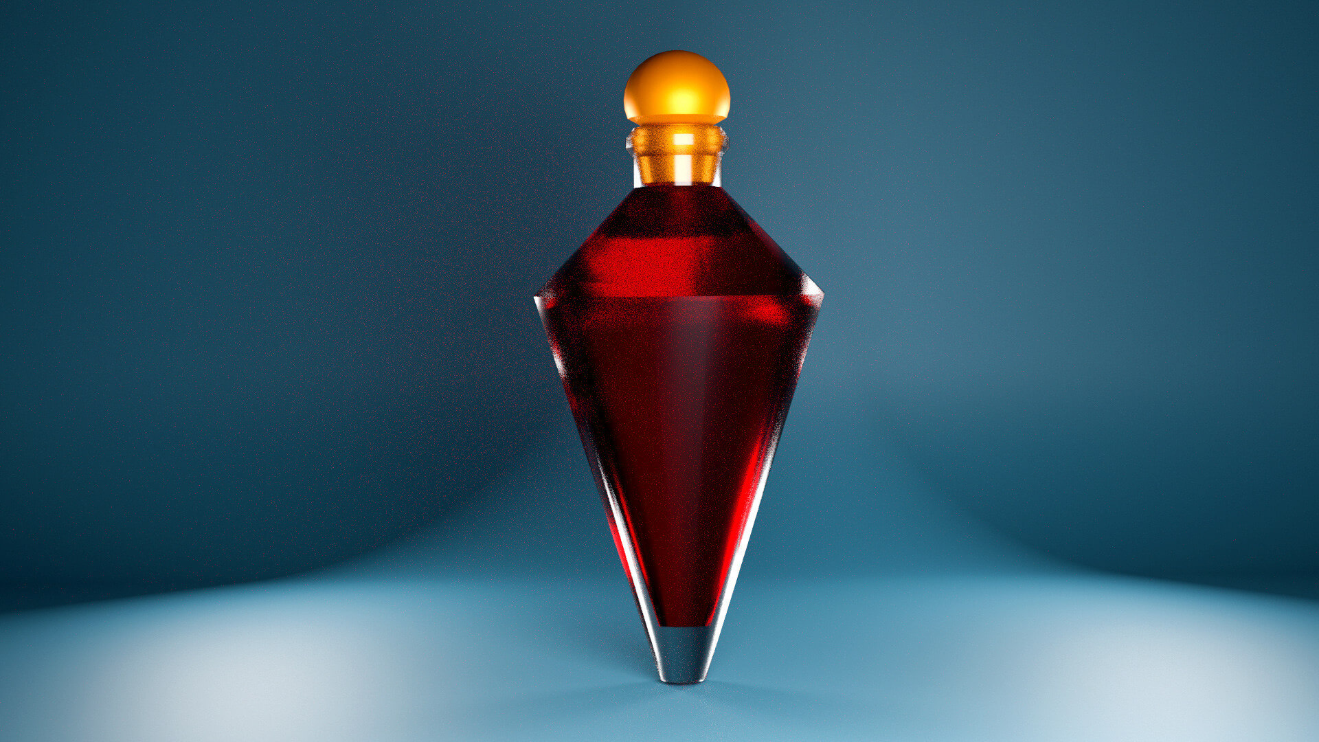 Flasks Low-poly 3D Model by 7ka