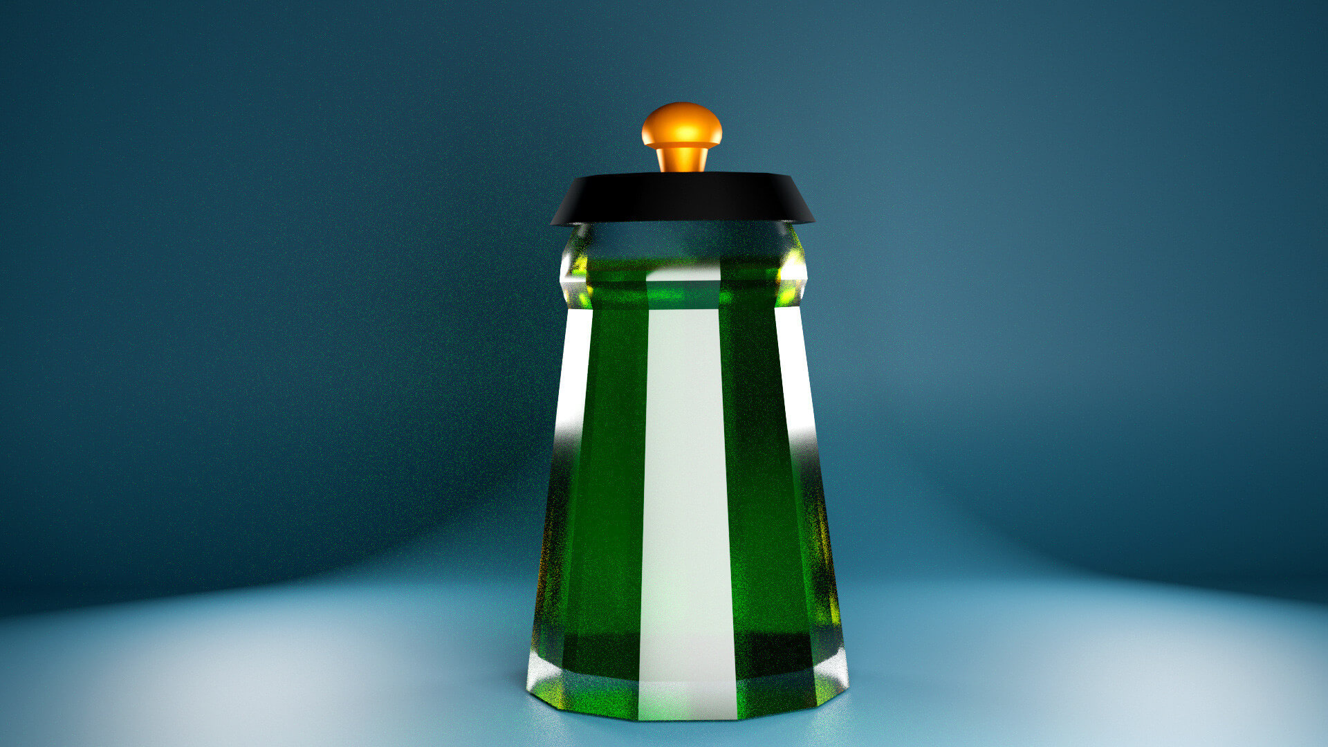 Flasks Low-poly 3D Model by 7ka