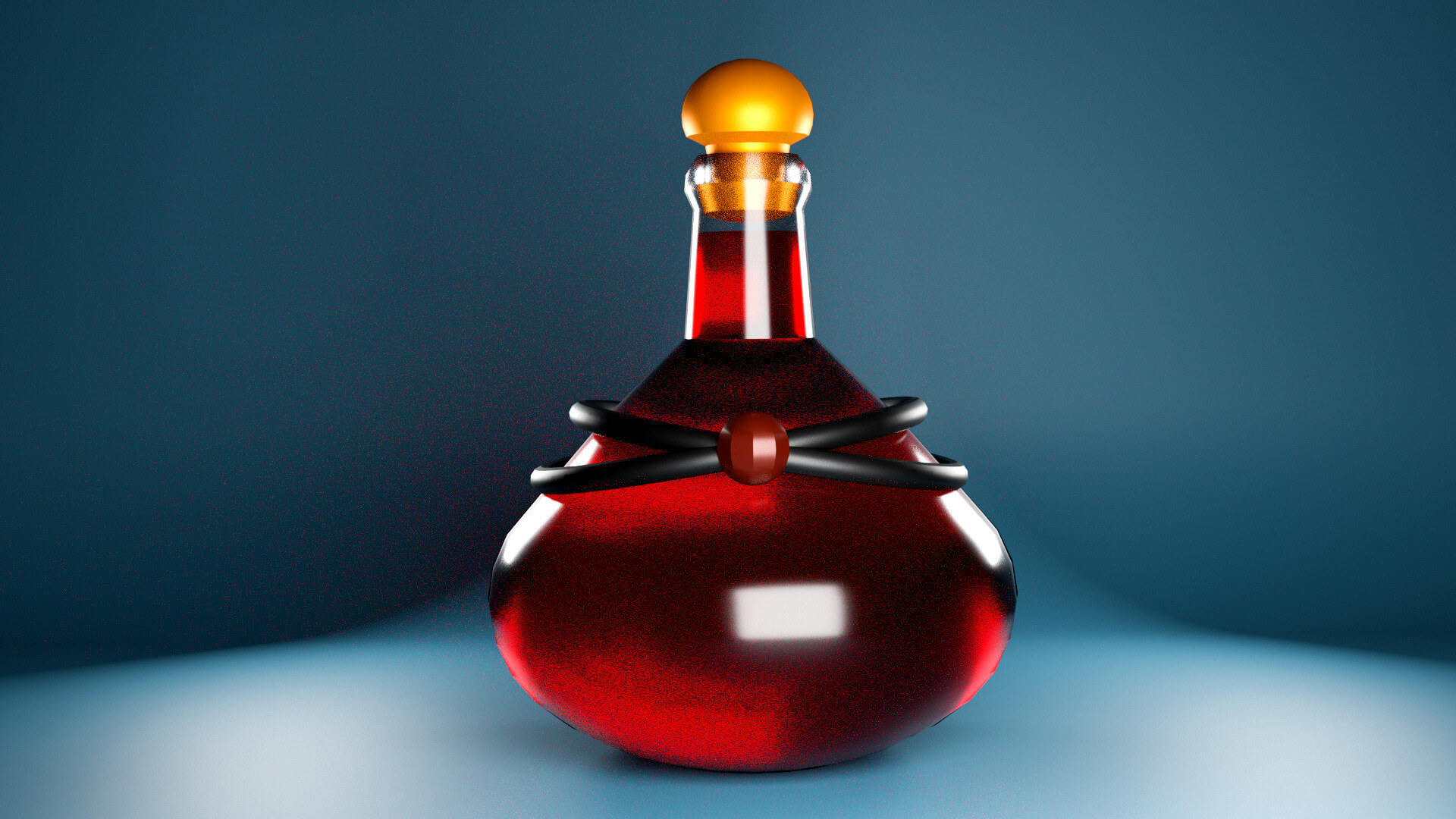 Flasks Low-poly 3D Model by 7ka