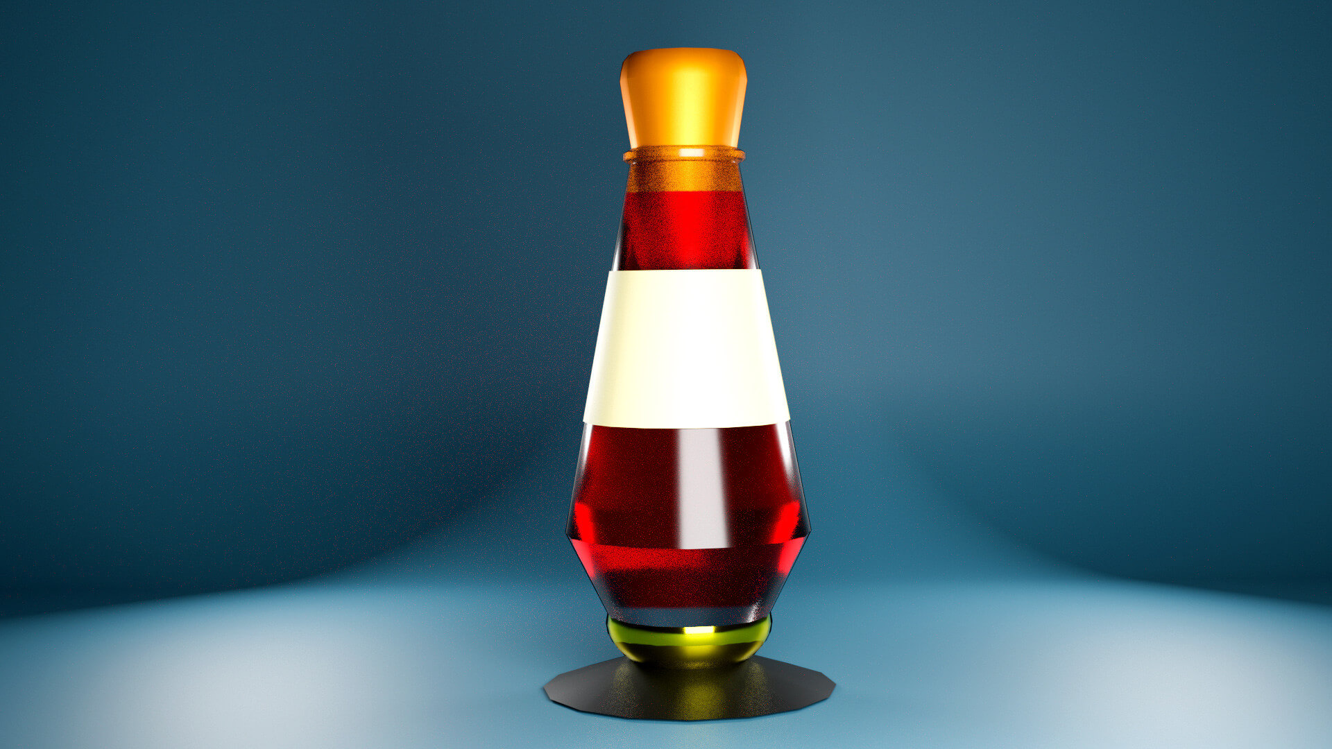 Flasks Low-poly 3D Model by 7ka