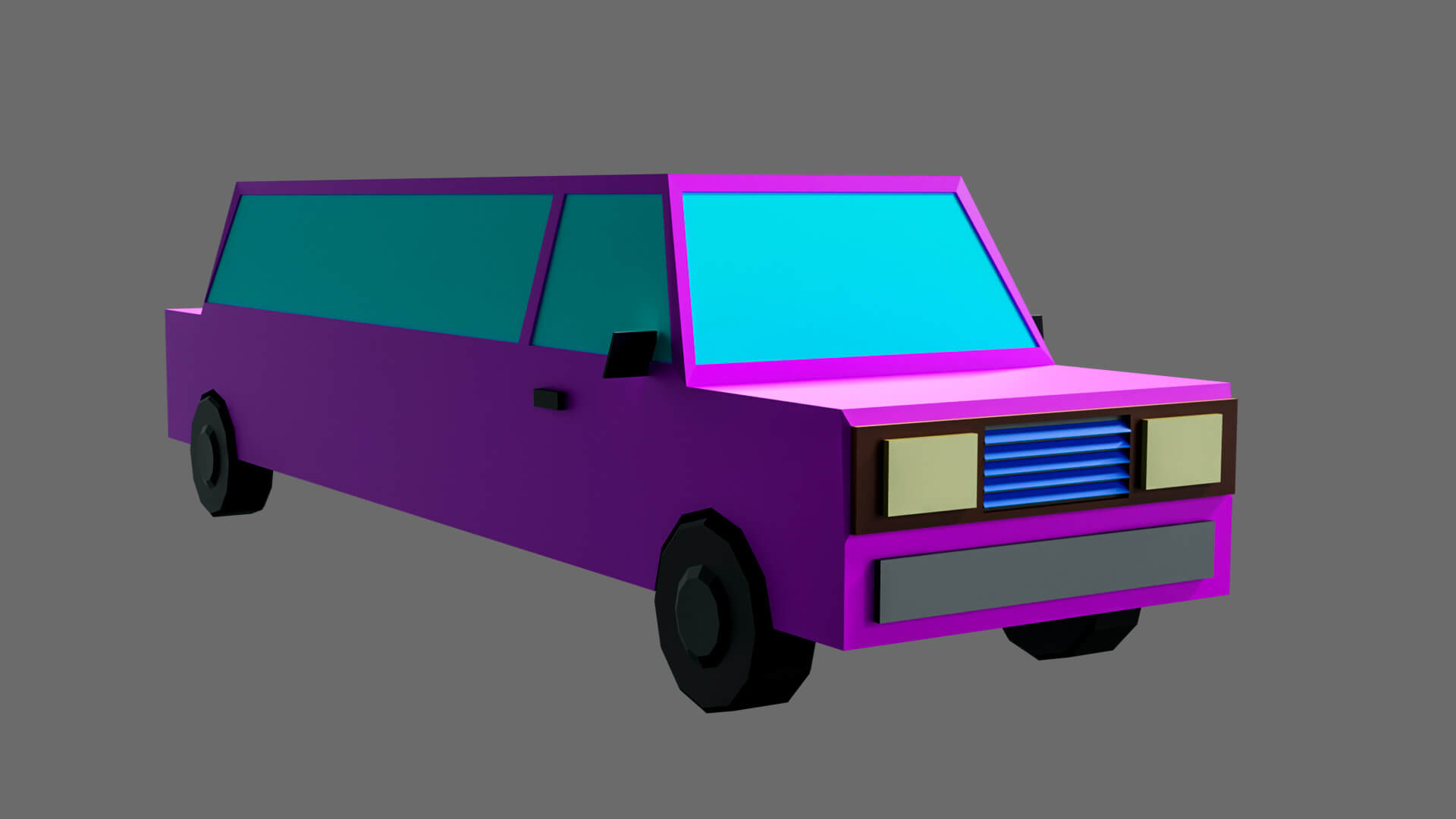 Low Poly Cars - Free 3D Model by 7ka