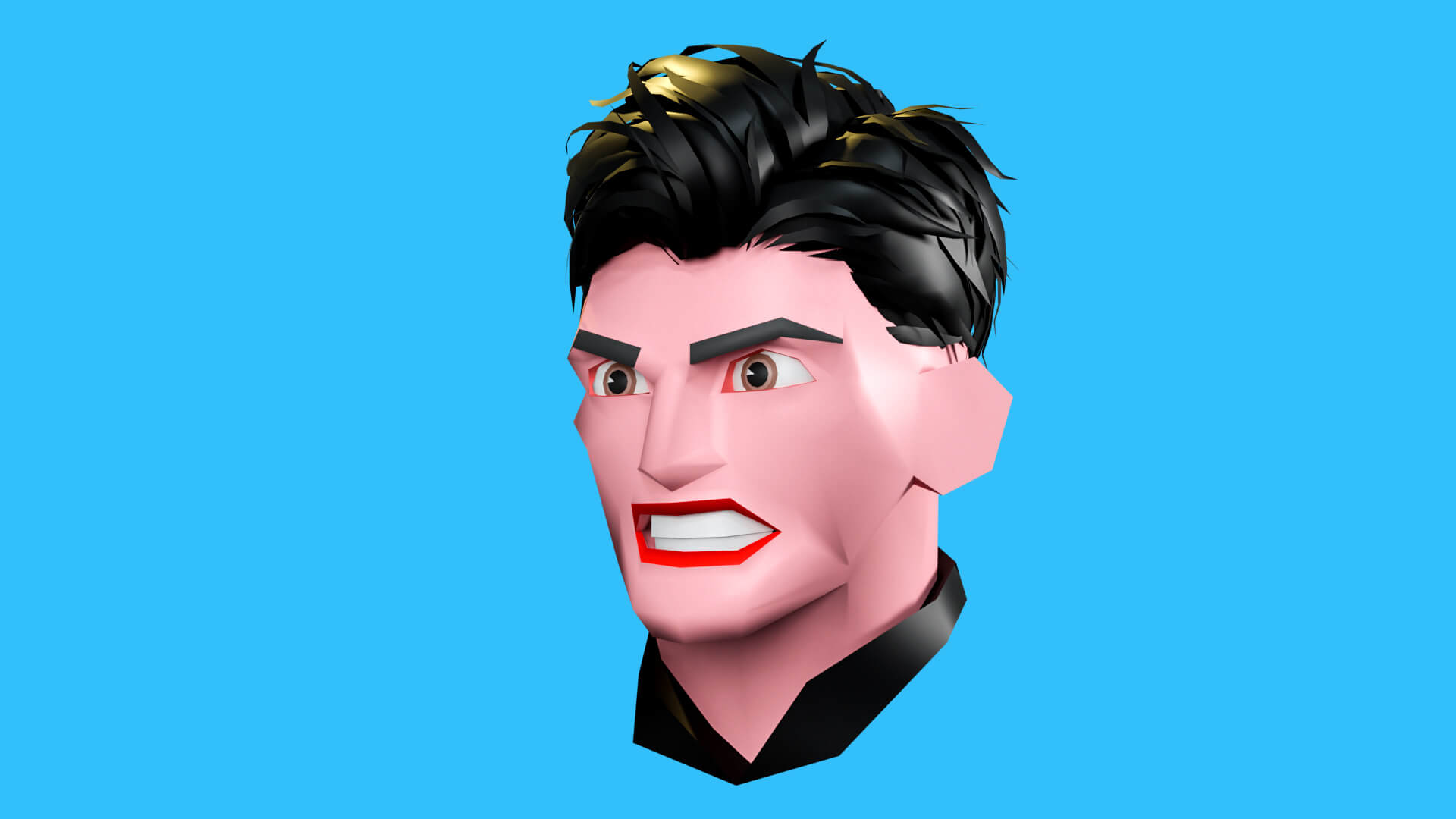 Male Emotions - 3D Model by 7ka