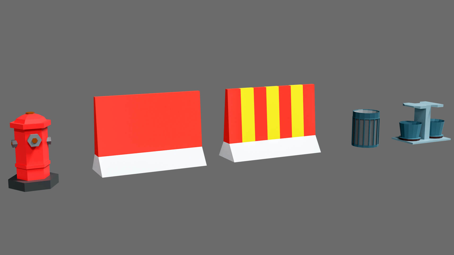 Props for The City - 3D Model by 7ka