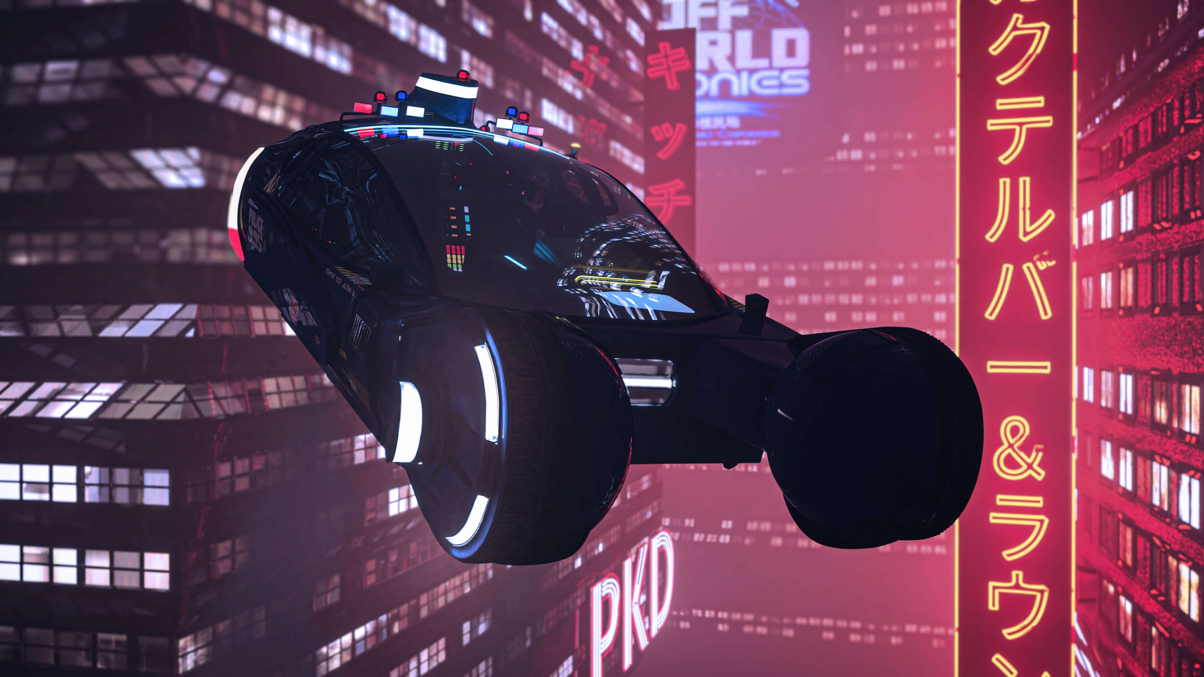 4th Sector Police Spinner for Daz Studio 3D Render by 808state