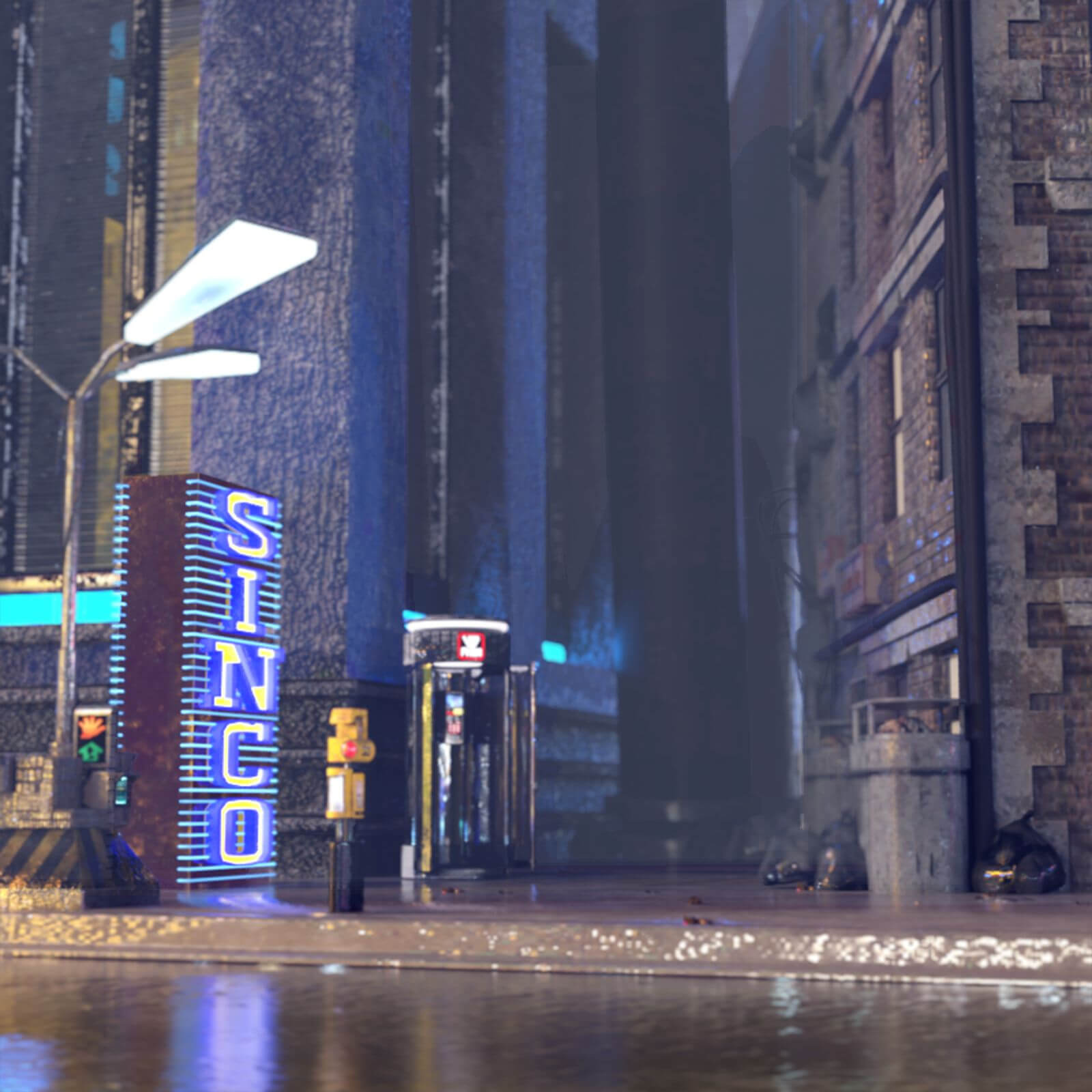 4th Sector Quadrant 2 promo 14 3D Render, Digital Art by 808state