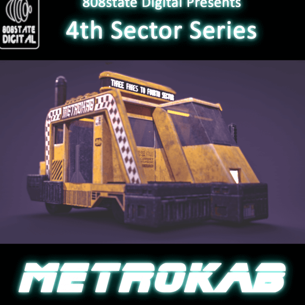 Metrokab Ride 3D Render, Digital Art by 808state
