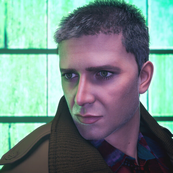 Deckard Portrait by 808state | RenderHub Wallpapers