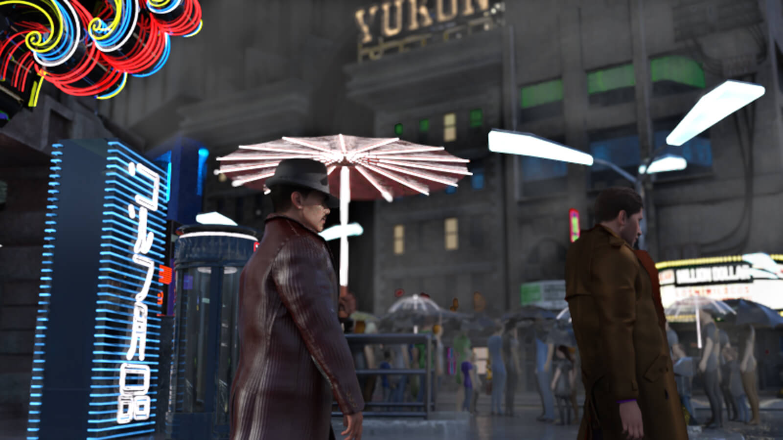 Gaff and Deckard 3D Render, Digital Art by 808state