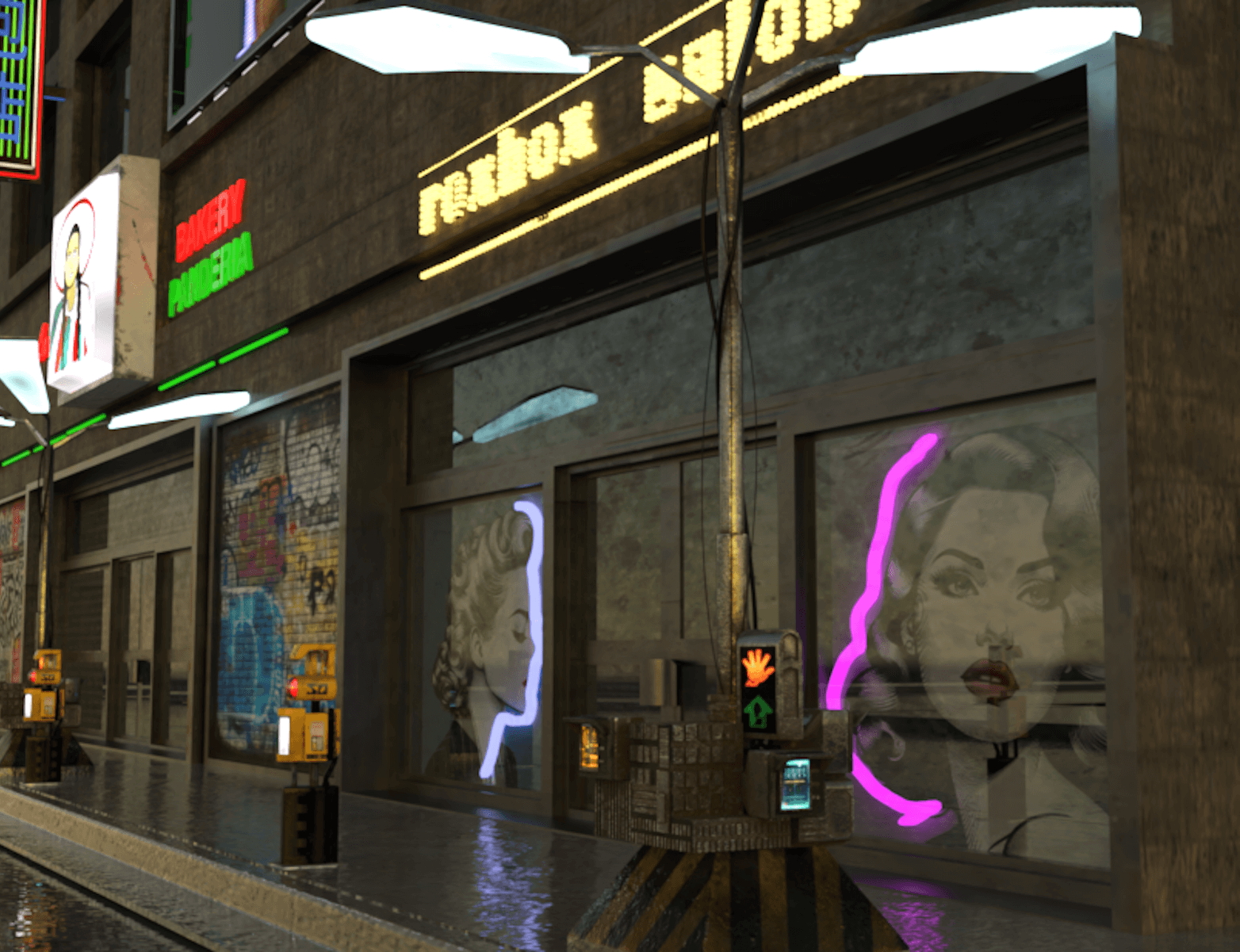 Quadrant 2 Progress 4 3D Render, Digital Art by 808state