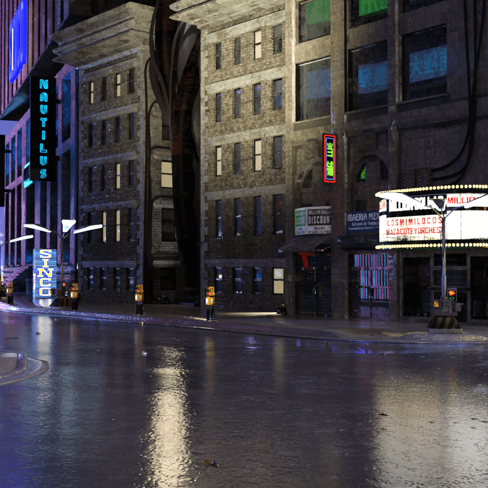 Quadrant 2 street view 3D Render, Digital Art by 808state