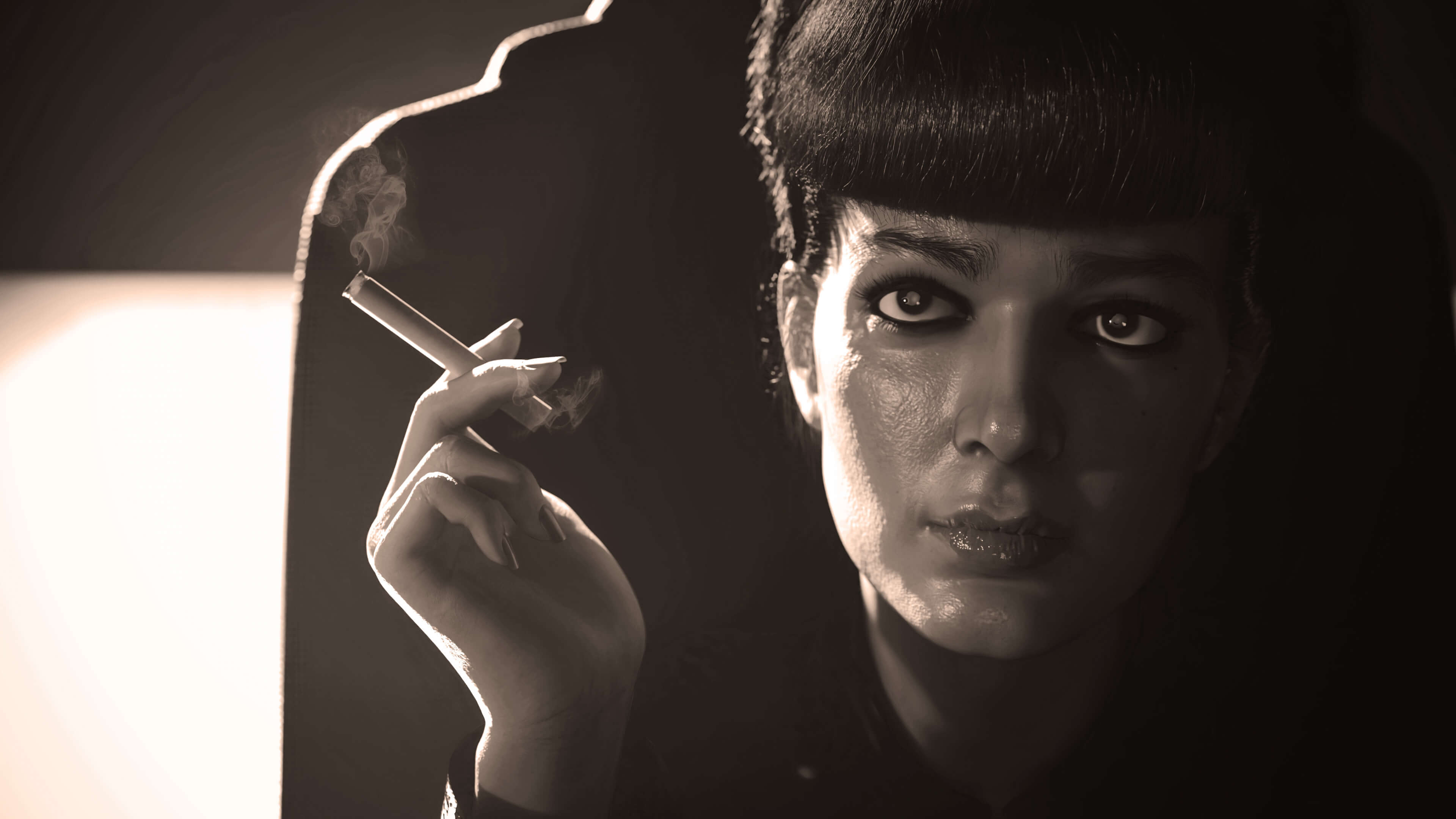Rachael and the Voight Kampff 3D Render, Digital Art by 808state