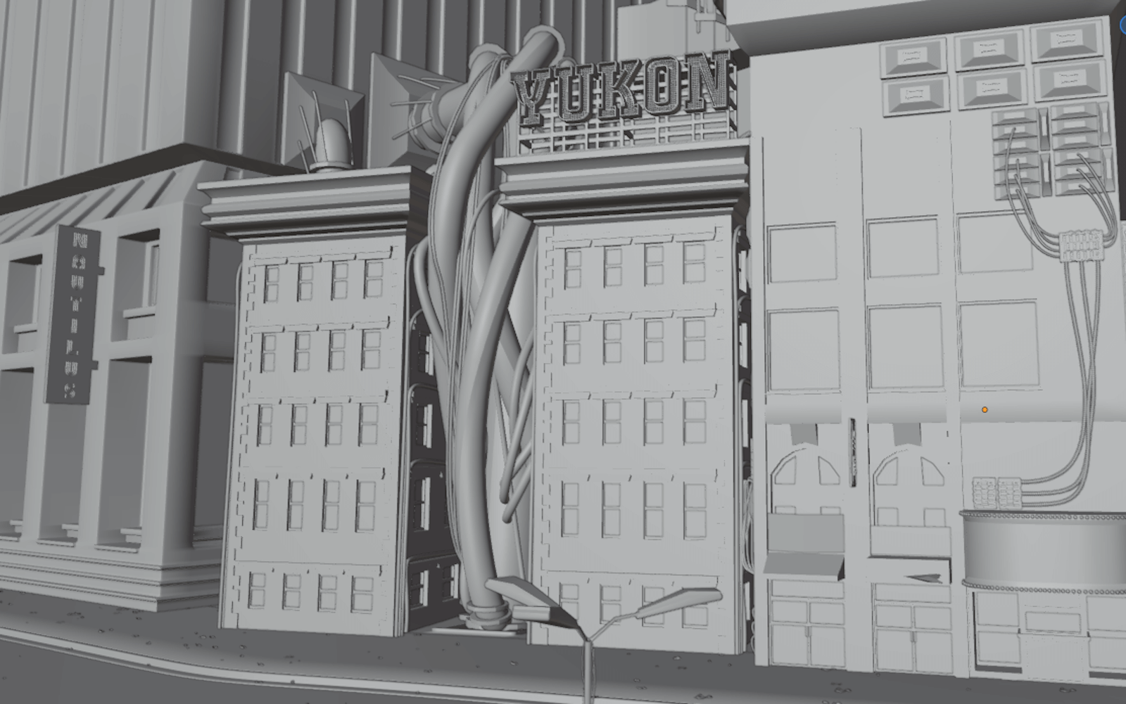 4th Sector Quadrant 2 Progress 3D Render, Digital Art by 808state