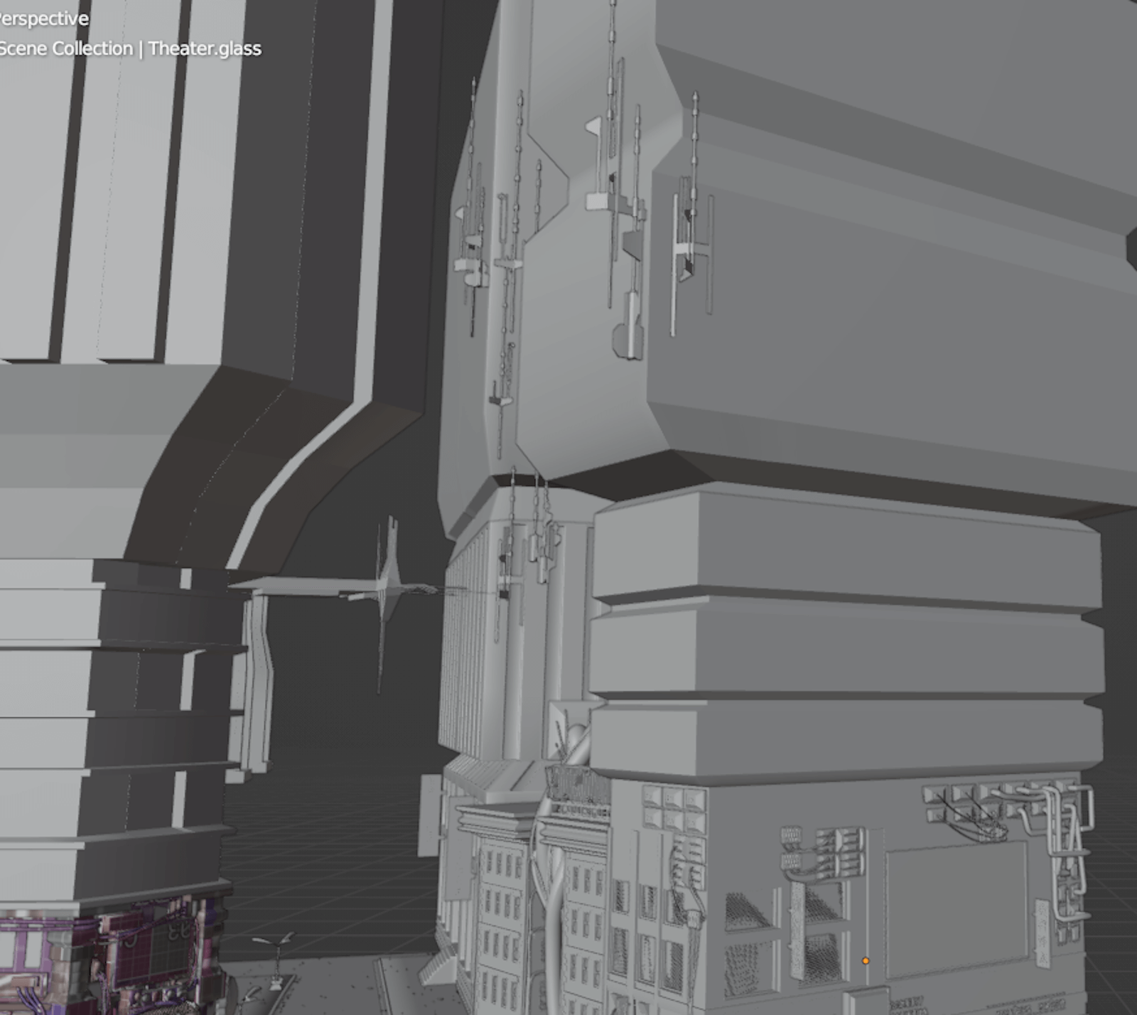 4th Sector Quadrant 2 Progress 3D Render, Digital Art by 808state