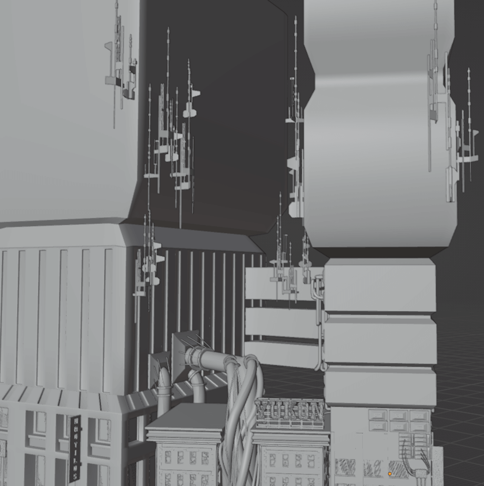 4th Sector Quadrant 2 Progress 3D Render, Digital Art by 808state