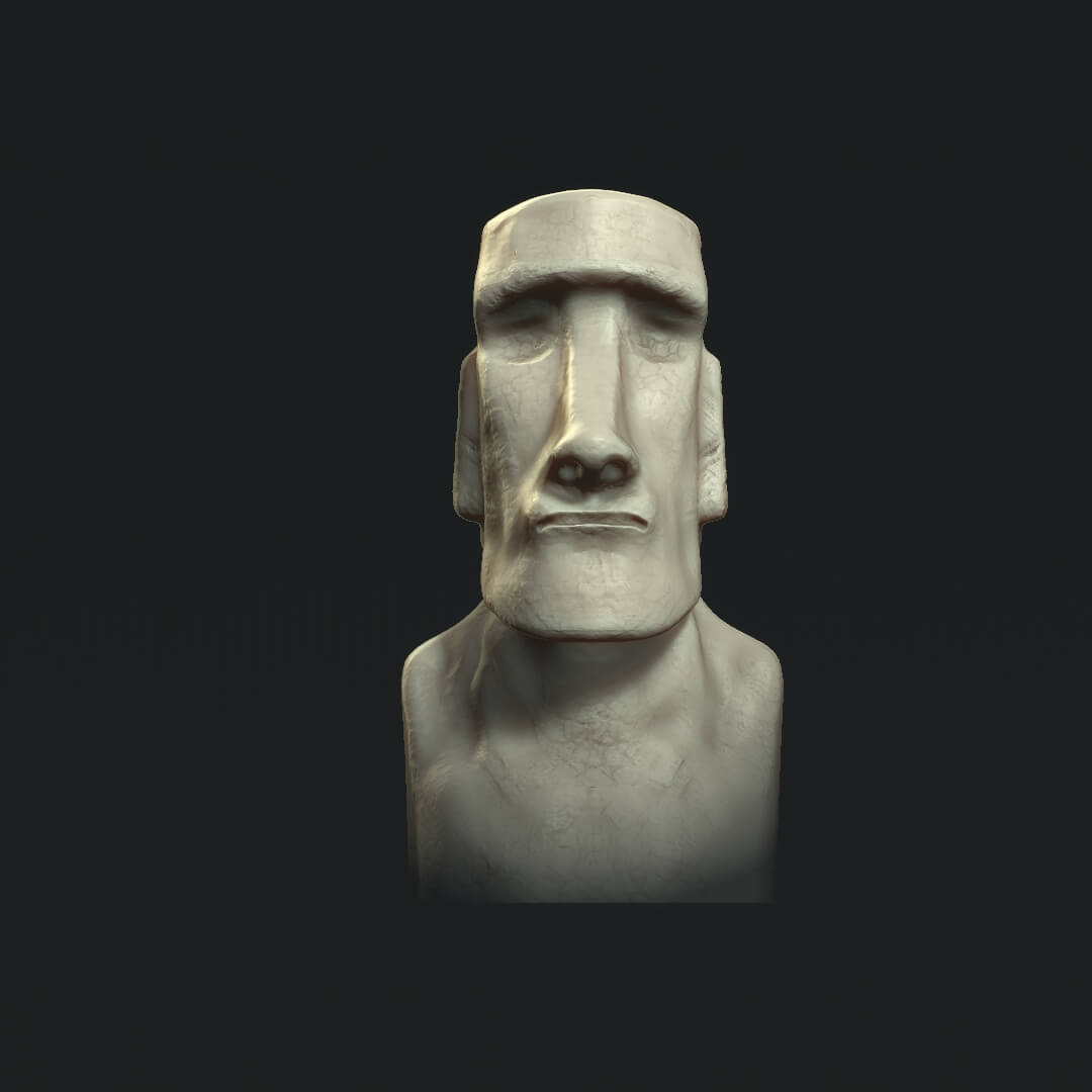 Moai Statues From Easter Island - 3D Model by 94NOIZE