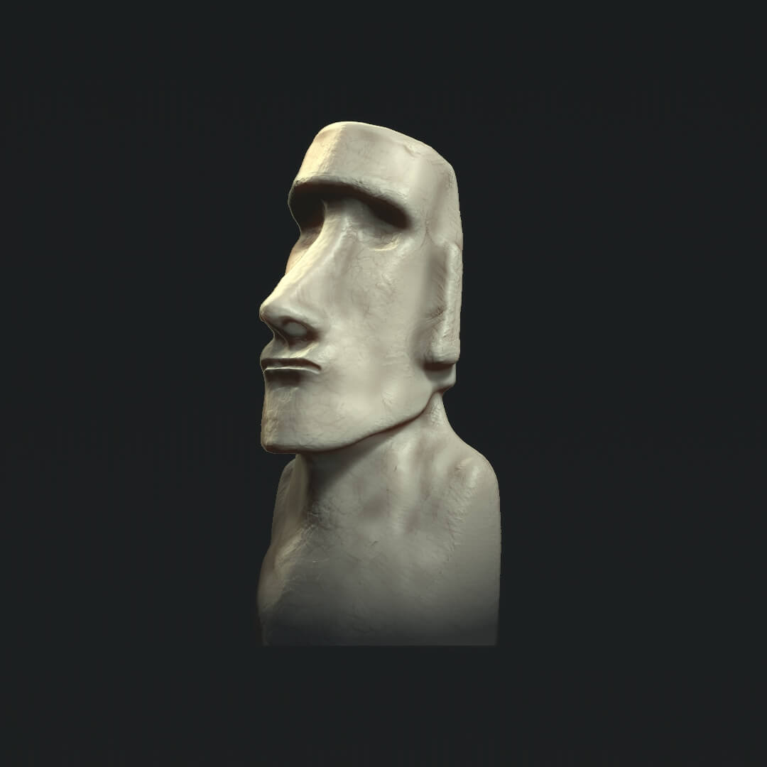Moai Statues From Easter Island - 3D Model by 94NOIZE