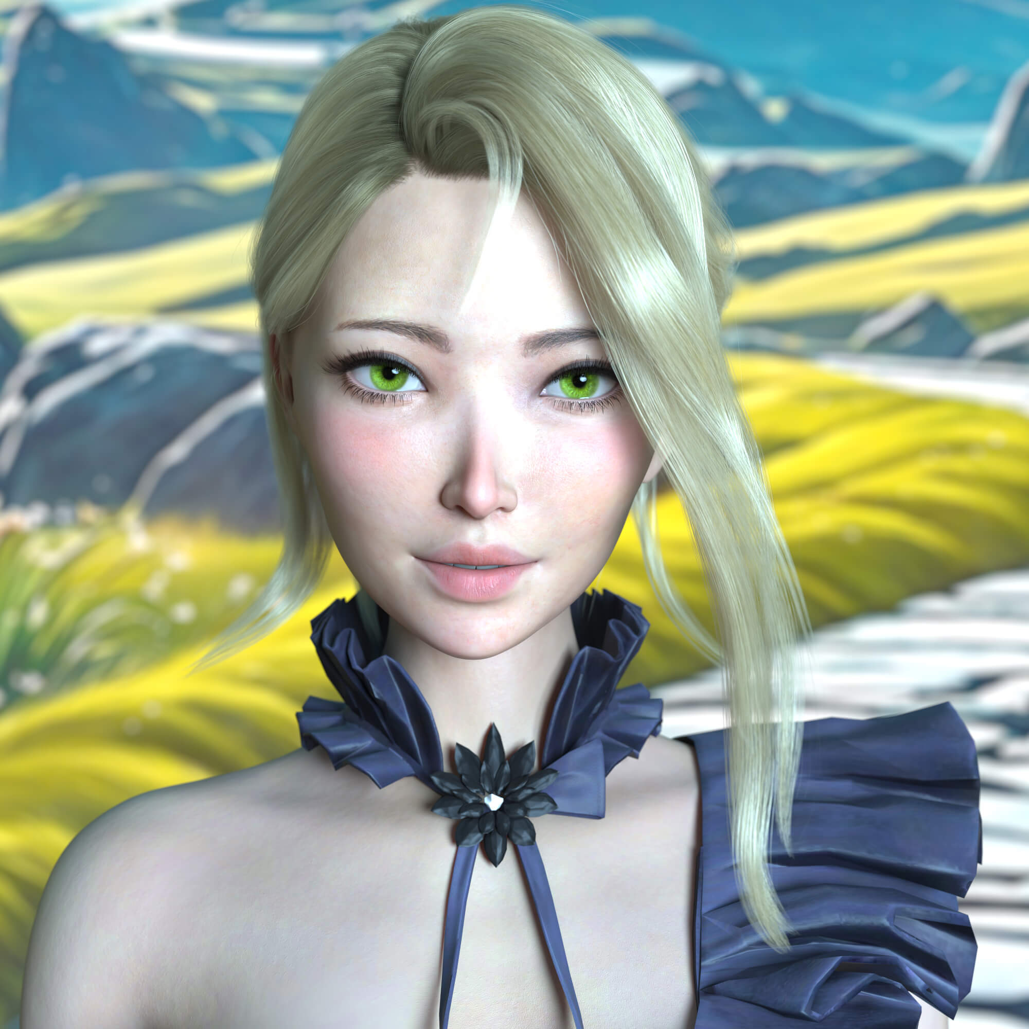 A1 Girl 22 for Genesis 9 - Daz Content by A13D