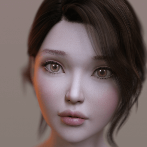 A1 Girl 22 For 9 3D Render, Digital Art by A13D