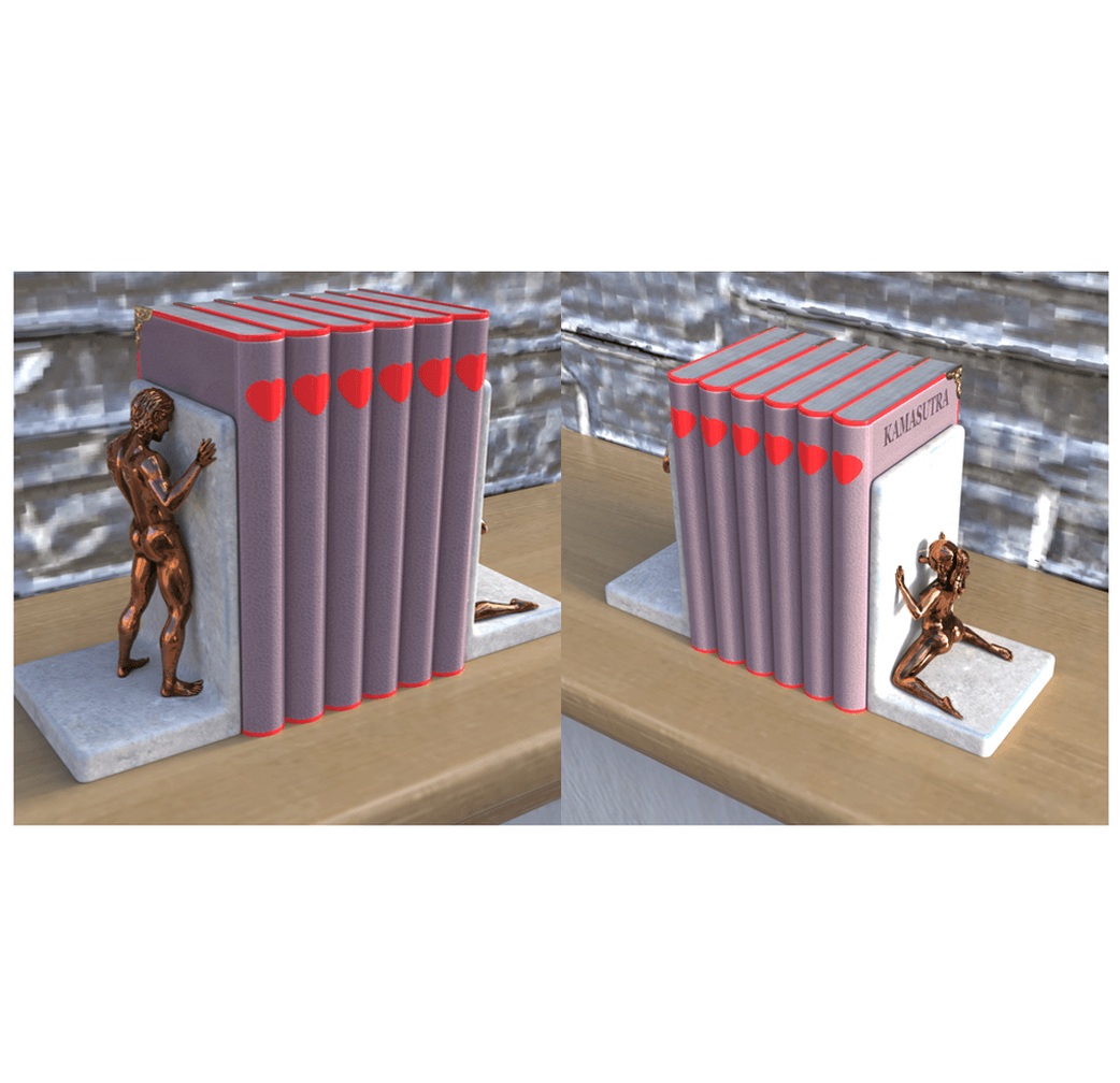 Bookends 3D Render, Digital Art by A3DTemptation