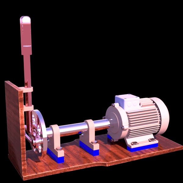 Reciprocating Motion Converter 3D Render by A3DTemptation