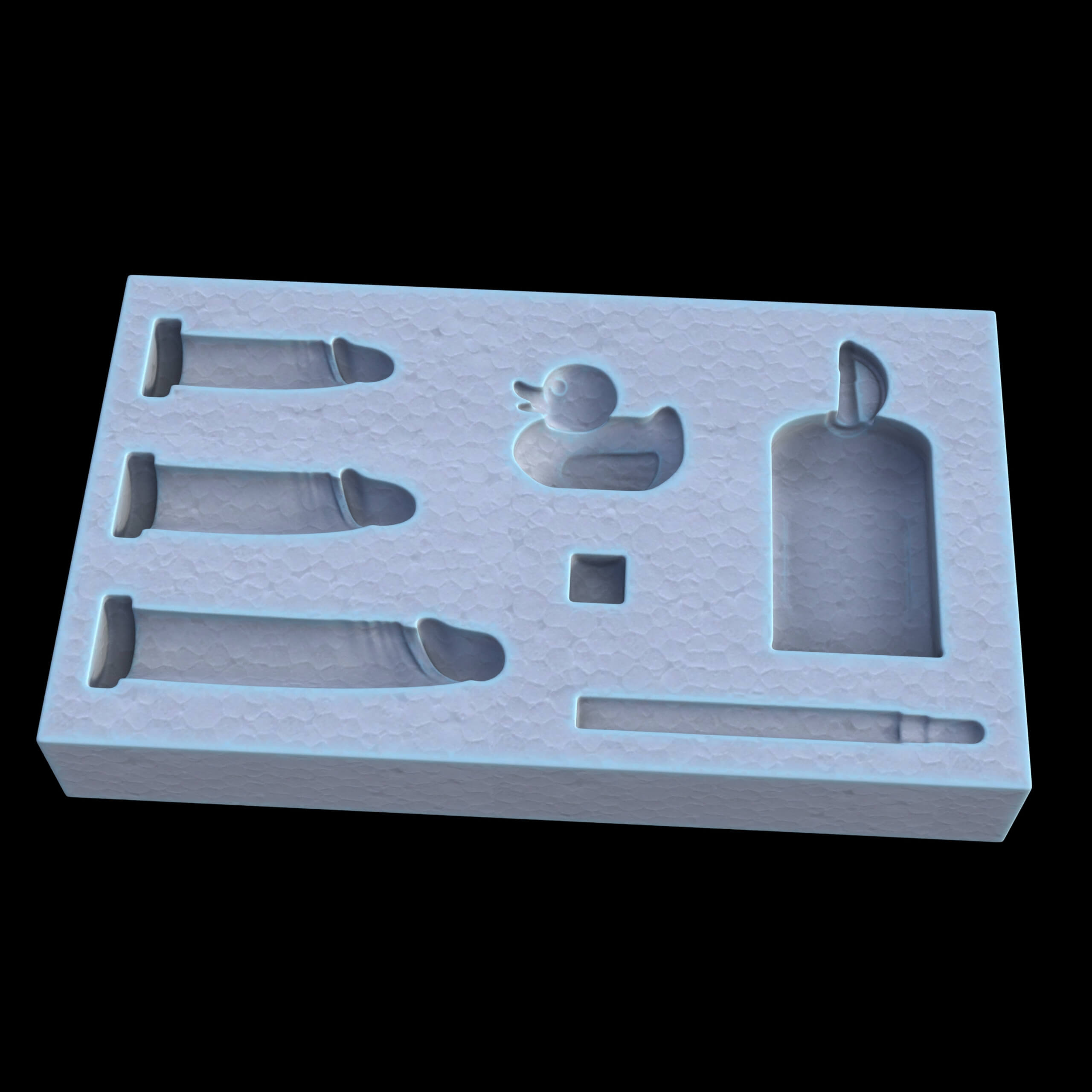 Polystyrene Foam Padding With Cutouts - Free Daz Content by A3DTemptation