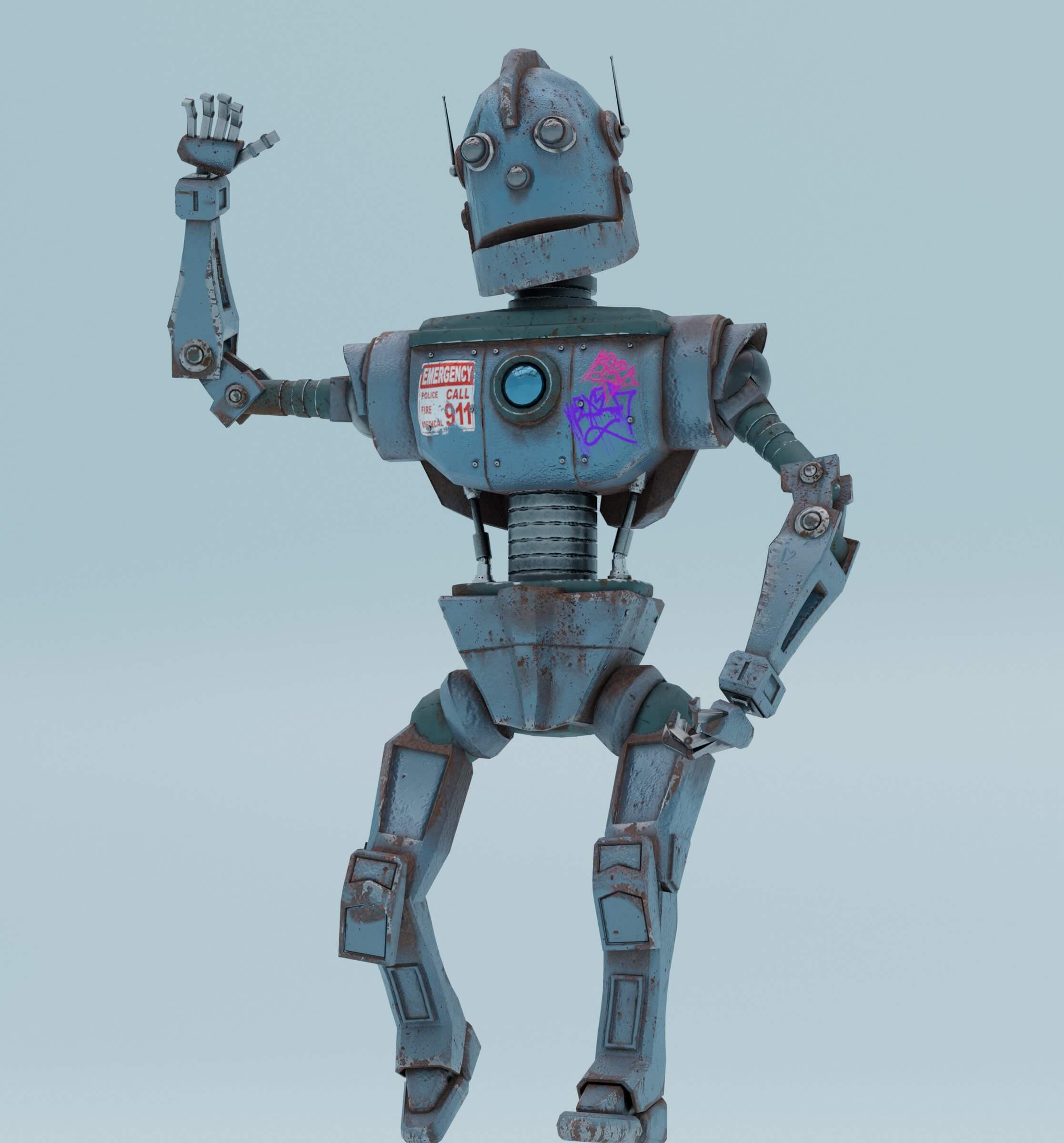 Robot - 3D Model by aaalhajri
