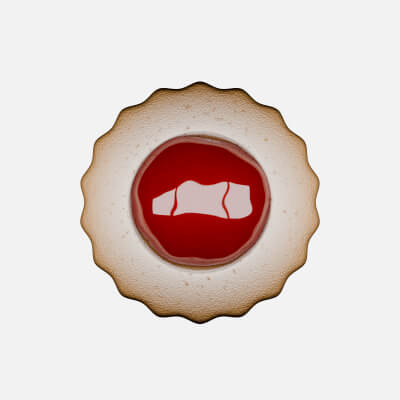 Biscuit with Jelly - 3D Model by Aamirarif1990