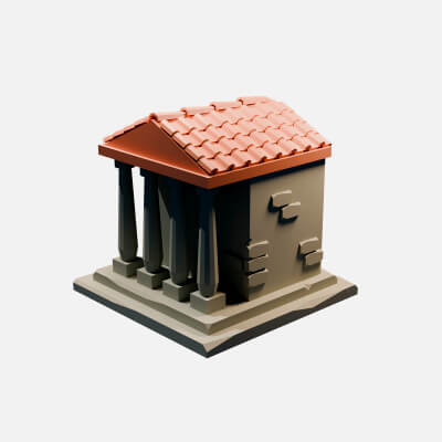 Isometric House - 3D Model by Aamirarif1990