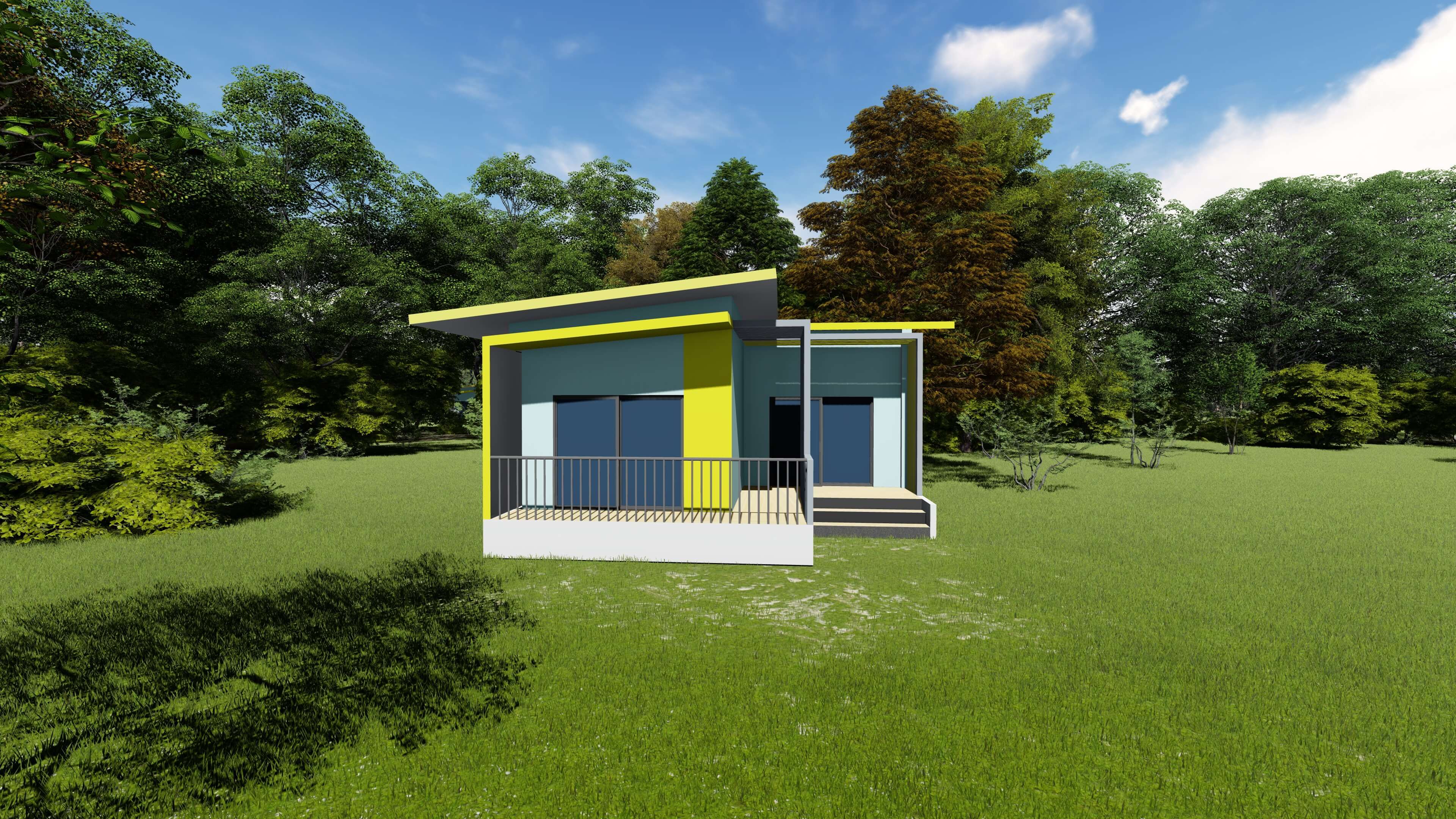 House Design 3D Render, Digital Art by Aaquib