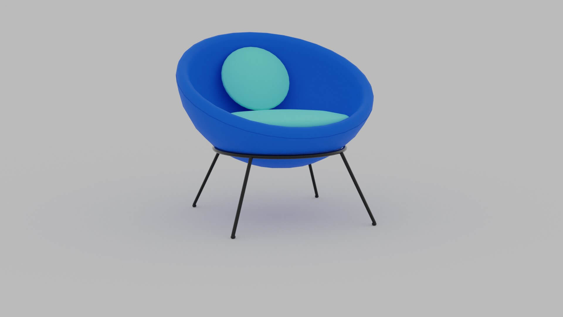 Modern Chair - 3D Model by aathith126