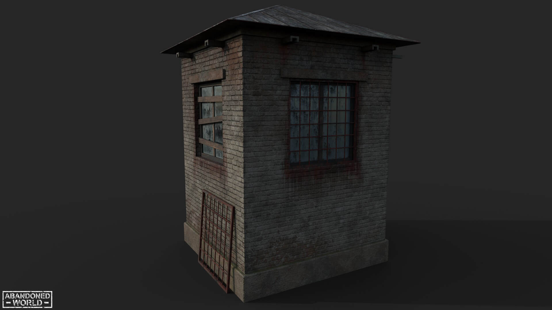 Abandoned Check Point - 3D Model by Abandoned World