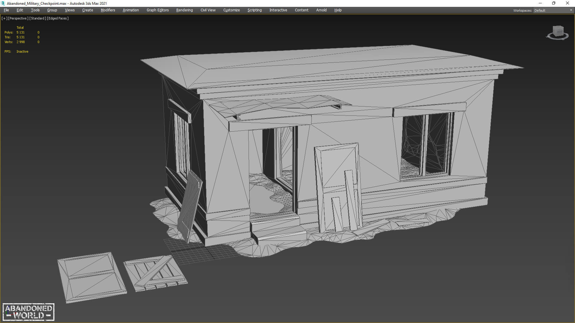 Abandoned Military Checkpoint - 3D Model by Abandoned World