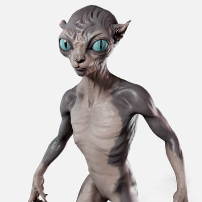 Alien Cat AW - 3D Model by Abandoned World