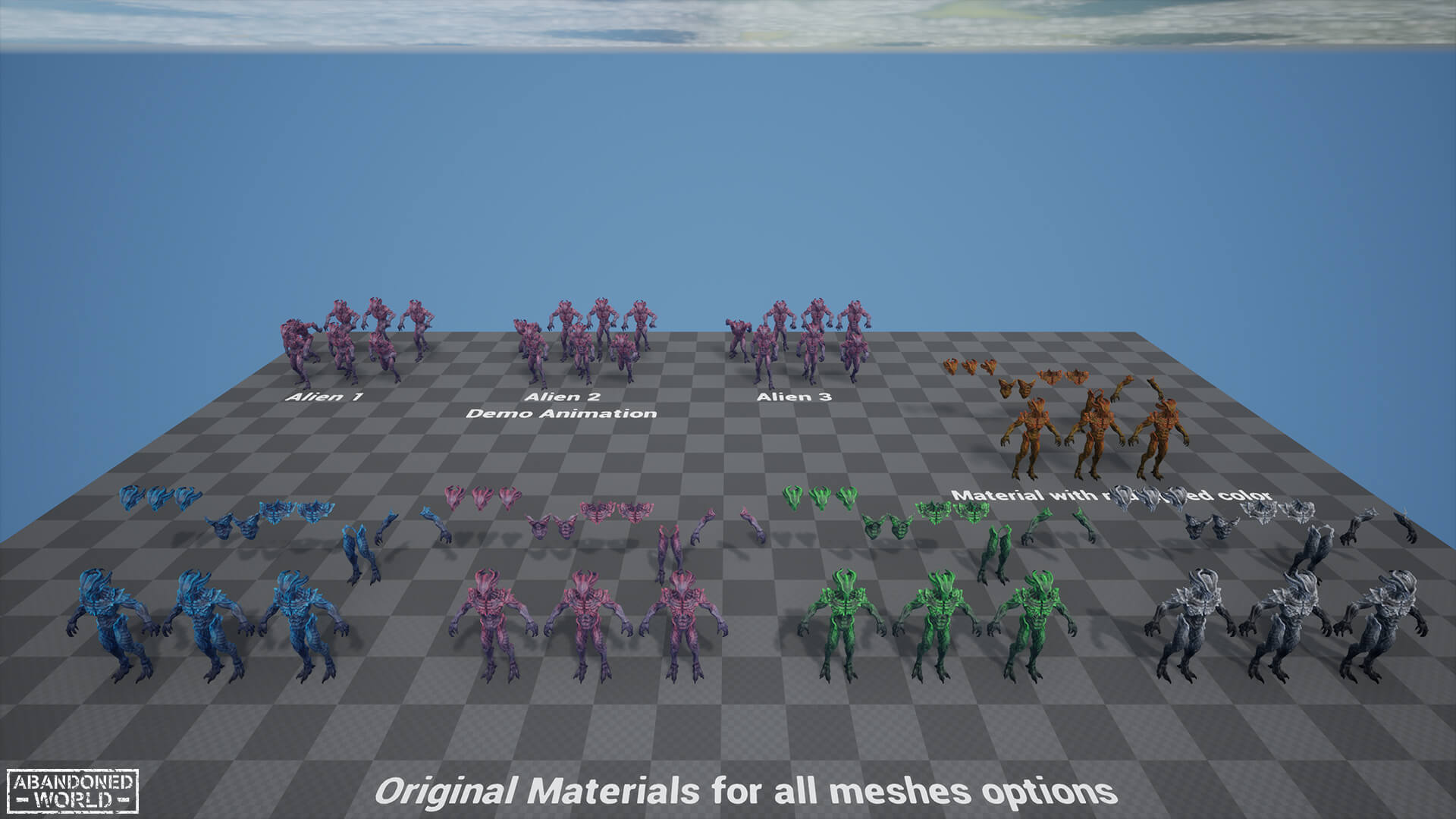 Alien Monster - 3D Model by Abandoned World