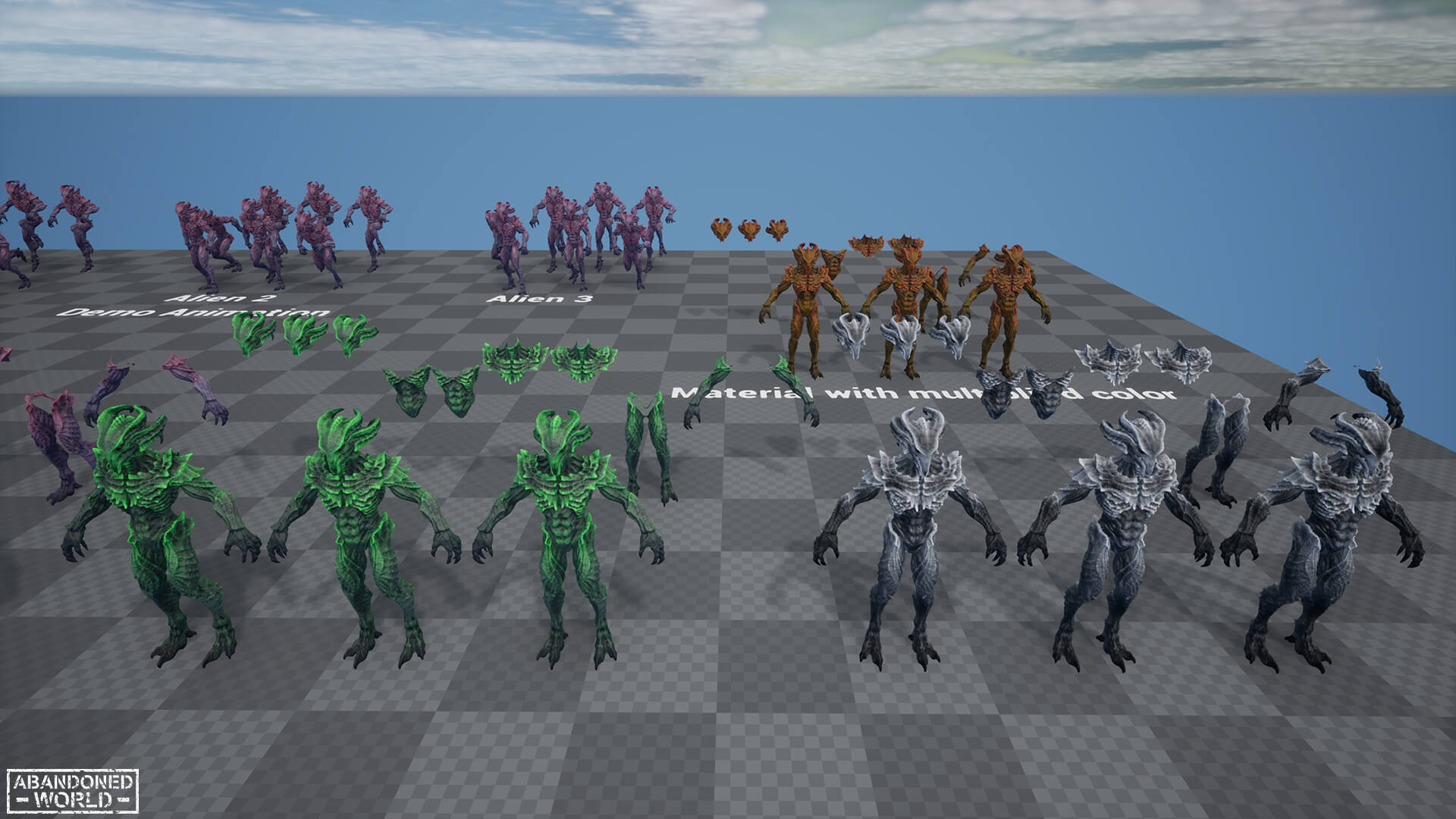 Alien Monster - 3D Model by Abandoned World