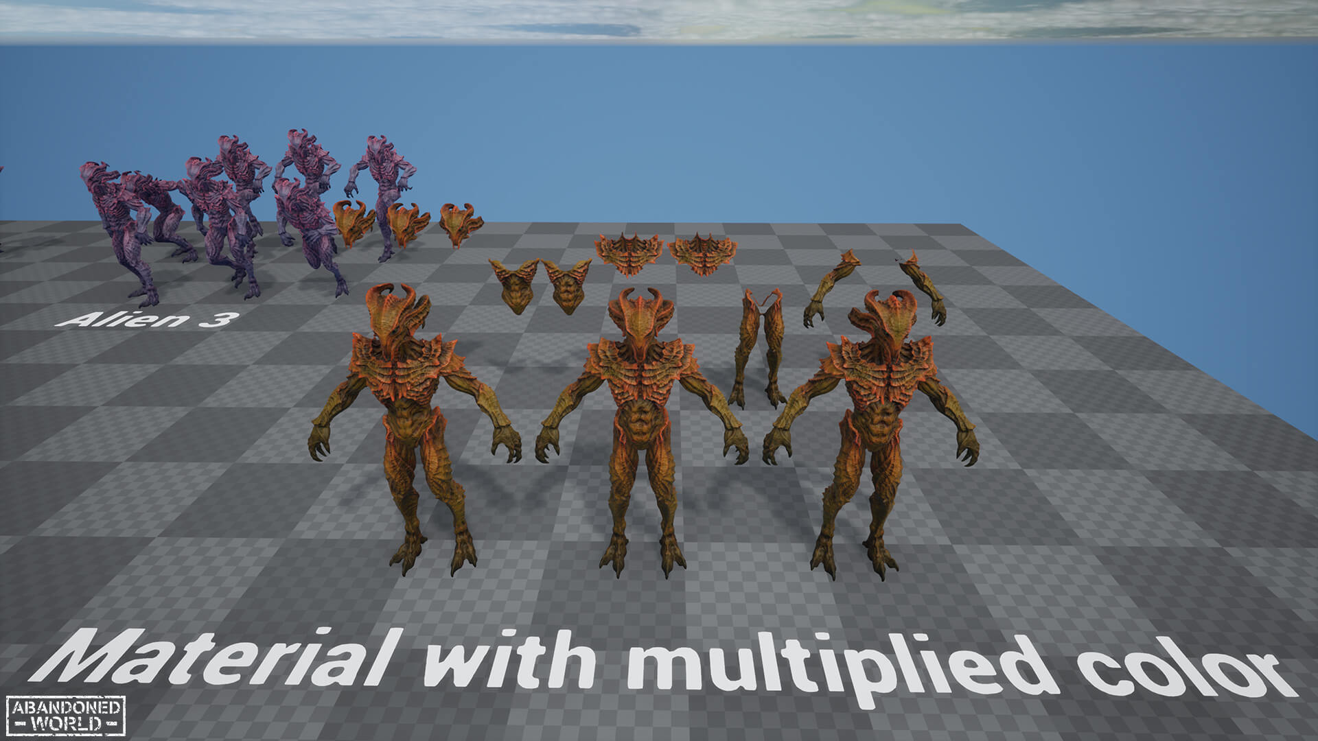 Alien Monster - 3D Model by Abandoned World