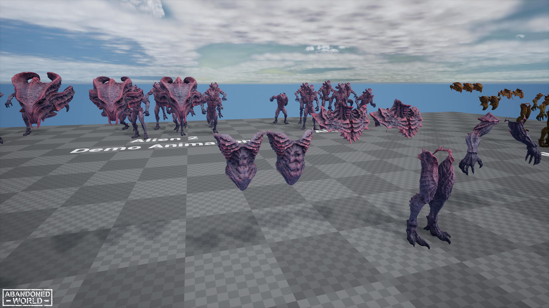 Alien Monster - 3D Model by Abandoned World