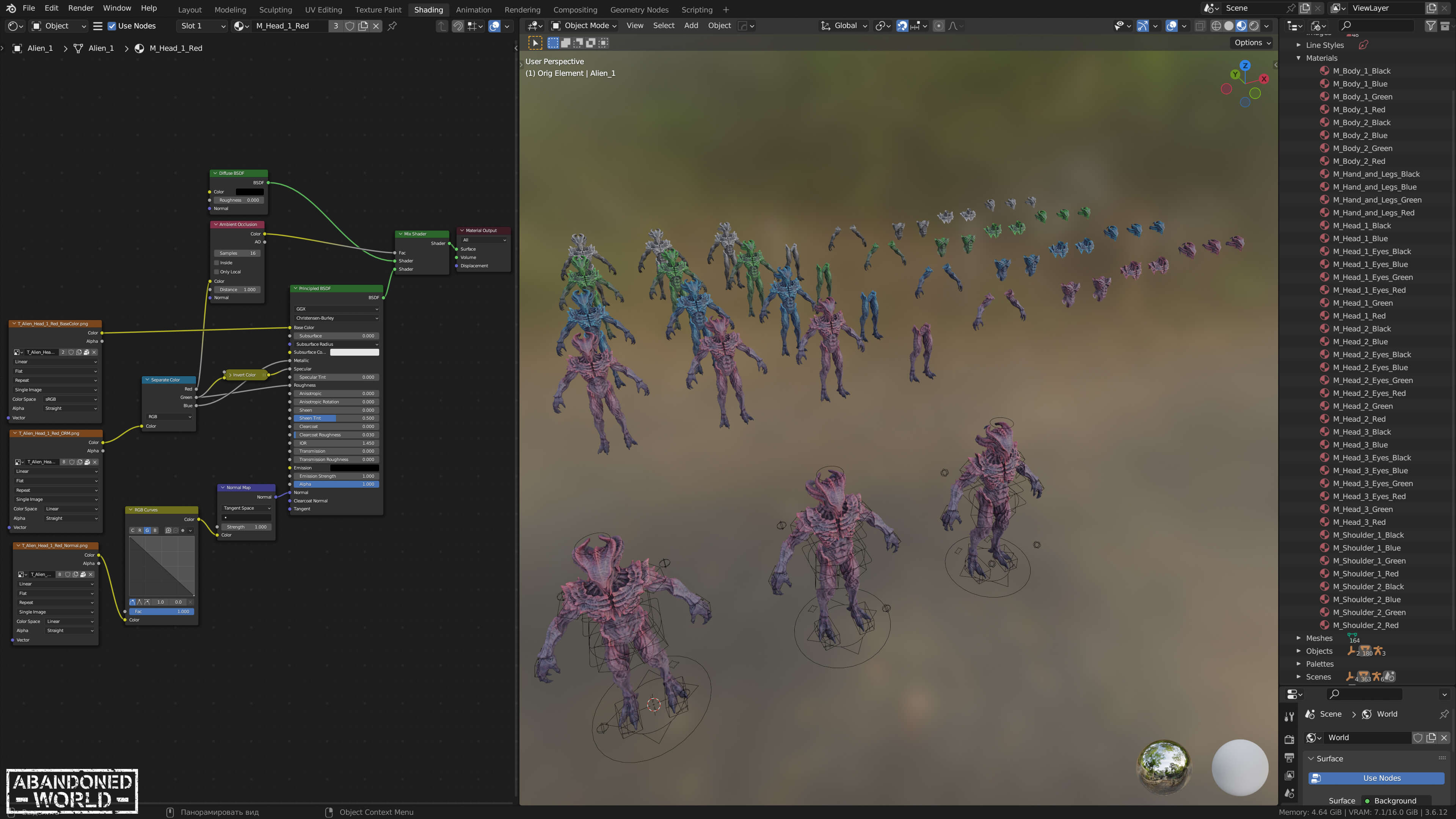 Alien Monster - 3D Model by Abandoned World