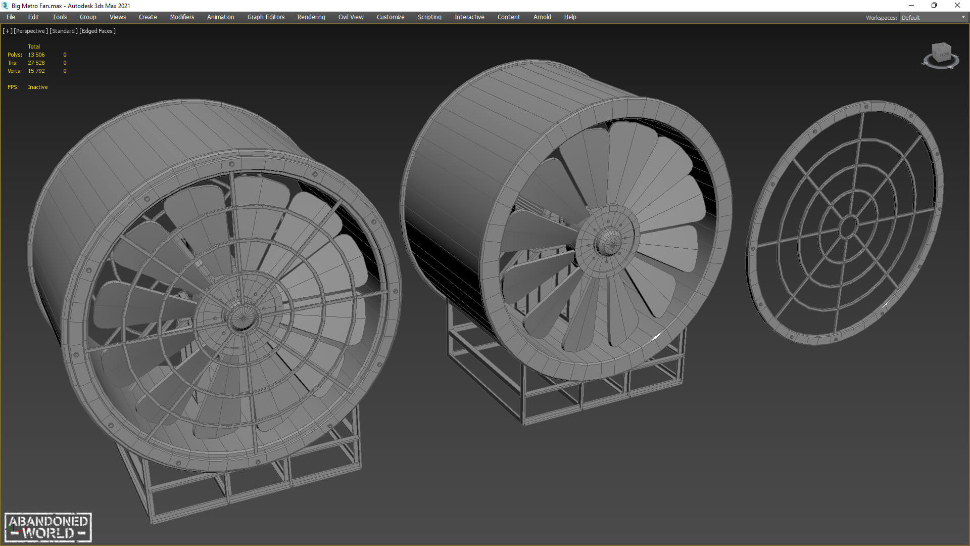 Big Metro Fan - 3D Model by Abandoned World