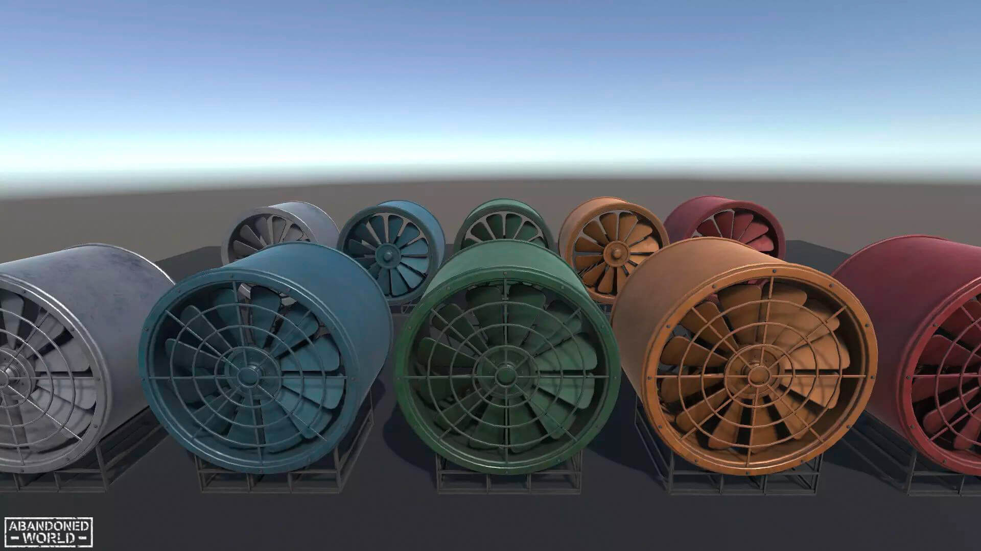 Big Metro Fan - 3D Model by Abandoned World