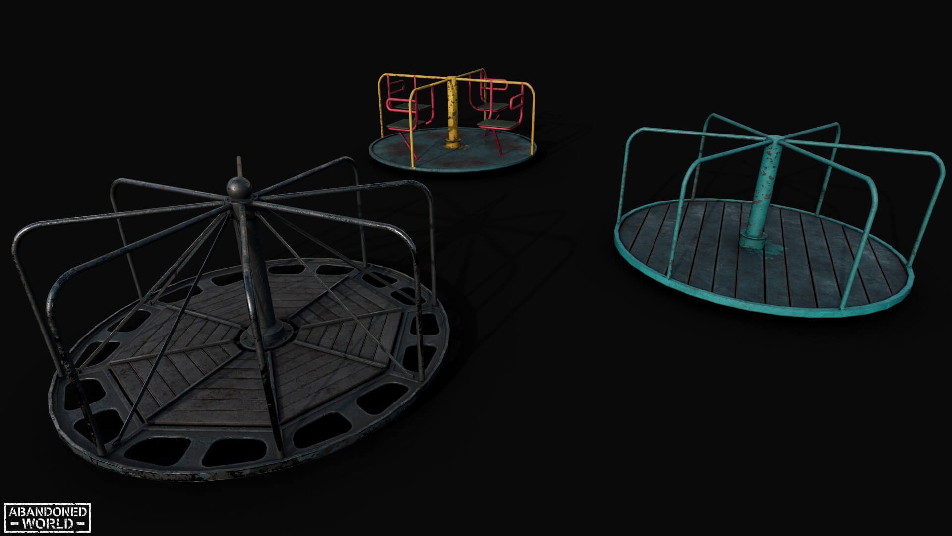 Carousel Set - 3D Model by Abandoned World