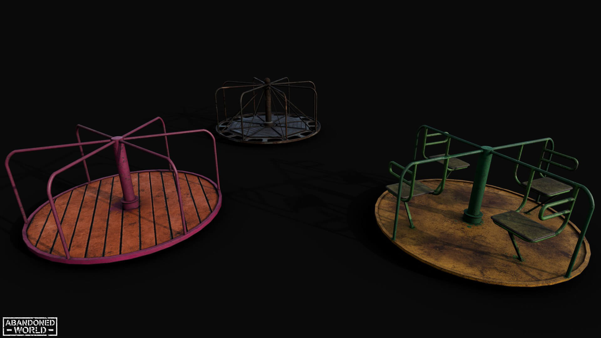 Carousel Set - 3D Model by Abandoned World