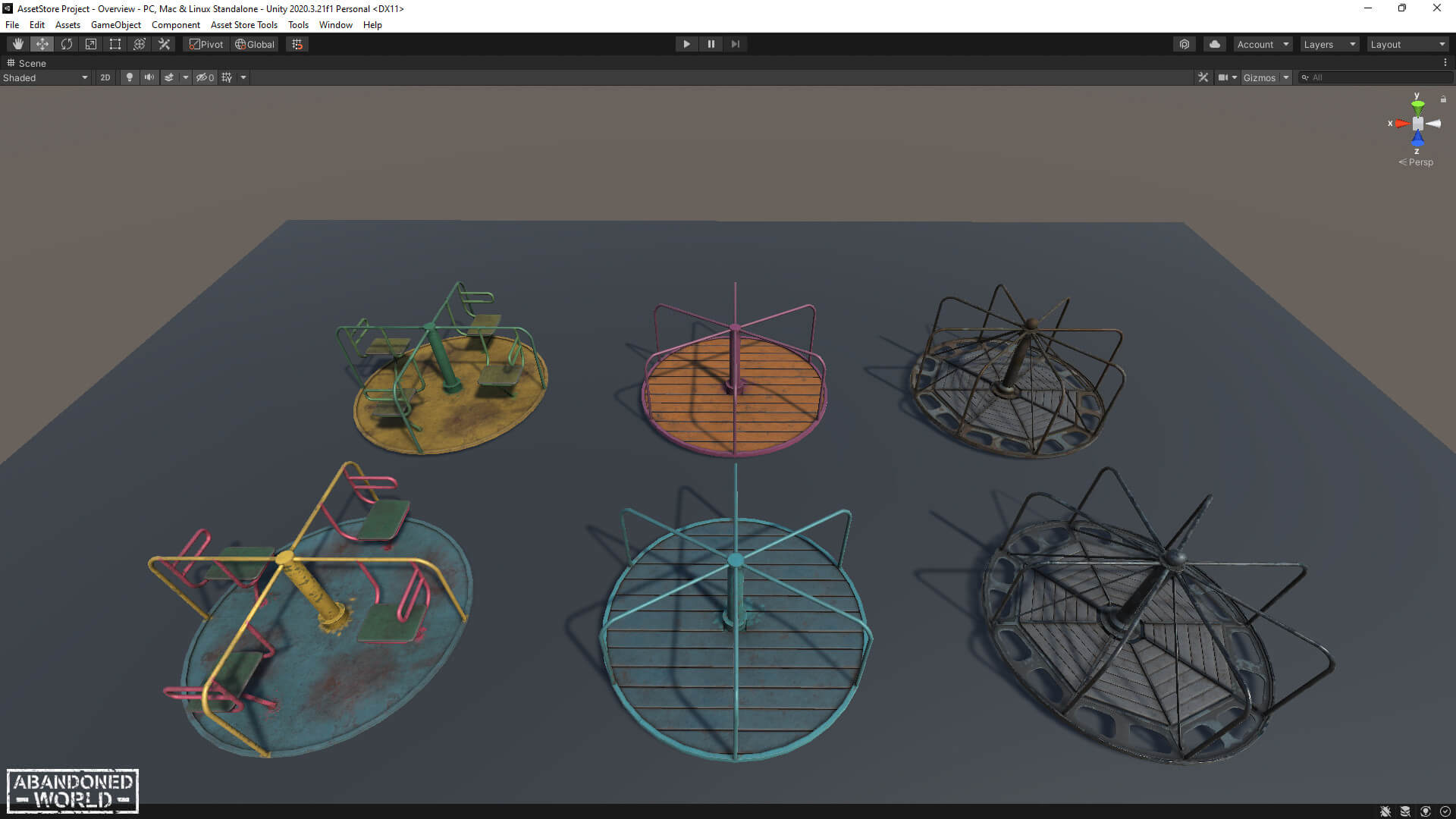 Carousel Set - 3D Model by Abandoned World