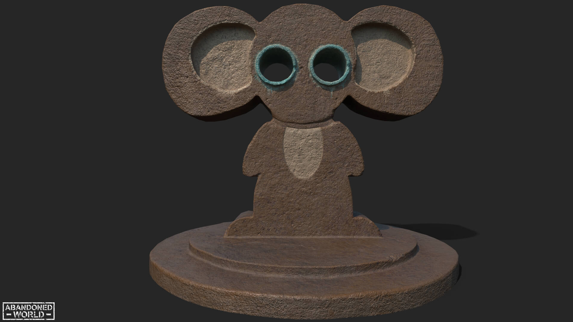 Cheburashka Sculpture - 3D Model by Abandoned World